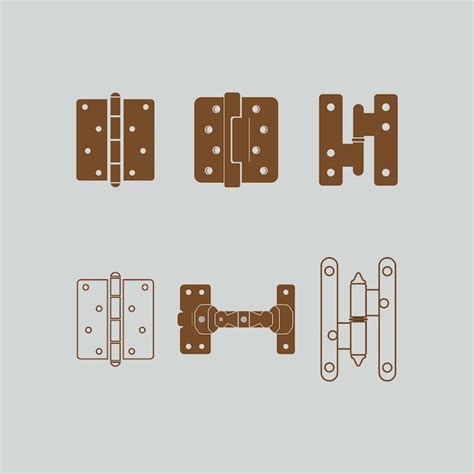 Premium Vector Door Hinge Icon