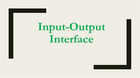 Io Interfaces Bridging The Digital And Physical Worlds Ppt