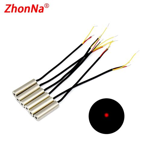 650nm 5mw 역극성 레이저 모듈 접지 와이어 적색광 단일 지점 광학 탐지기 조준 설치 액세서리레이저 레벨 Aliexpress