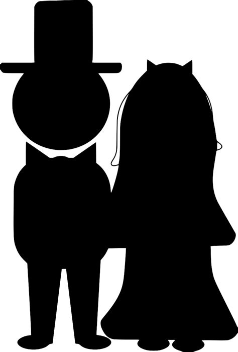 Svg 결혼 신랑 신부 행복 무료 Svg 이미지 및 아이콘 Svg Silh