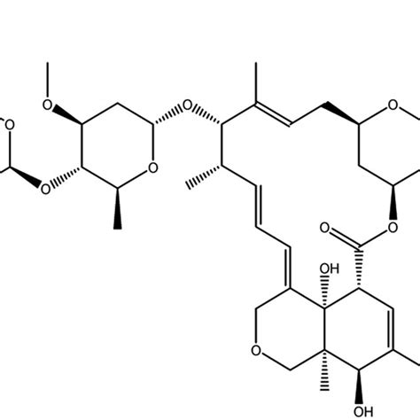 The Chemical Structure Of Avermectin Download Scientific Diagram