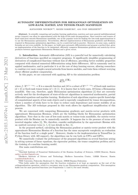 Automatic Differentiation For Riemannian Optimization On Low Rank Matrix And Tensor Train