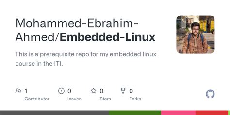 Github Mohammed Ebrahim Ahmed Embedded Linux This Is A Prerequisite Repo For My Embedded