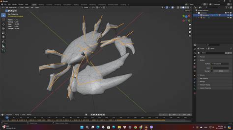 Crab C3 Animated 3d Model By Animated3d