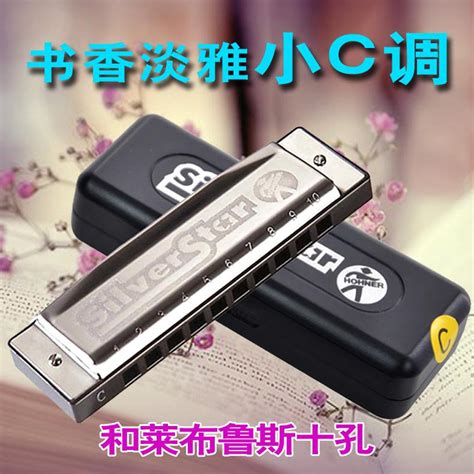 儿童初学迷你布鲁斯口琴10孔高级德国十孔小口琴c调蓝调进口和莱 taotao06174