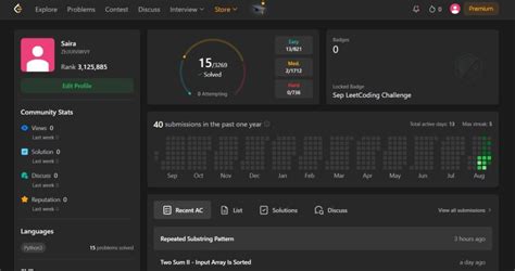 saira on linkedin leetcode leetcode learningtocode dsa leetcode programmingjourney…