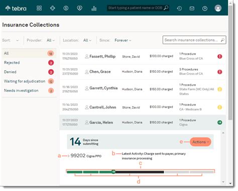 Navigate Insurance Collections Tebra Help Center