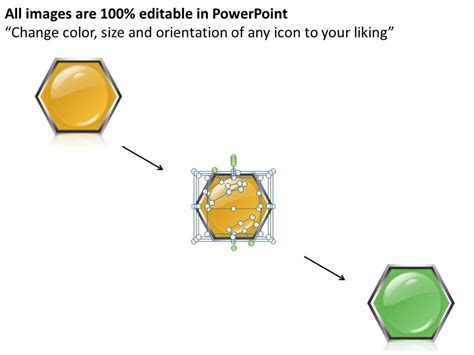 Business PowerPoint Templates Consecutive Hexagonal Text Boxes Stages