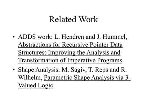Ppt Specialized Reference Counting Garbage Collection Using Data Structure Annotations