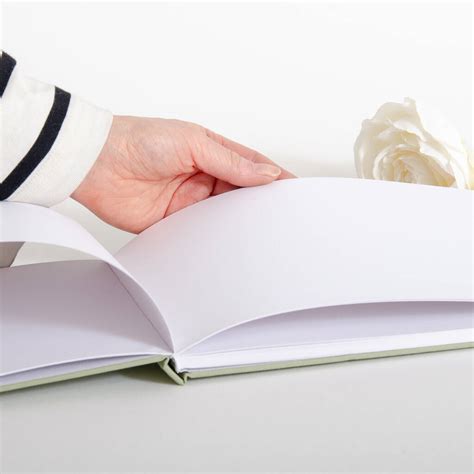 Personalised Wedding Linen Guest Book Script Modern By Stag Design