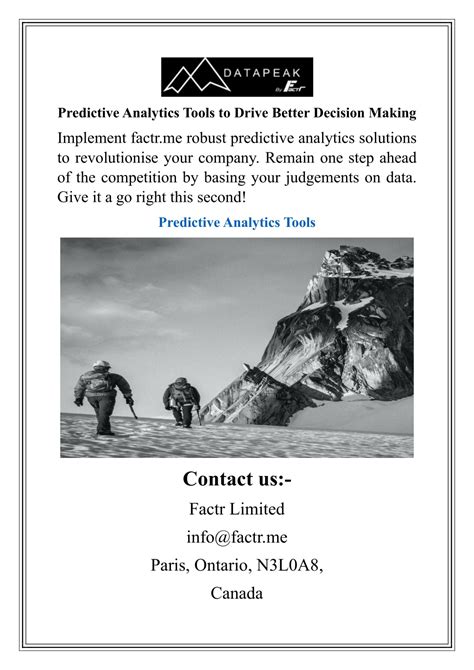 Ppt Predictive Analytics Tools To Drive Better Decision Making Powerpoint Presentation Id