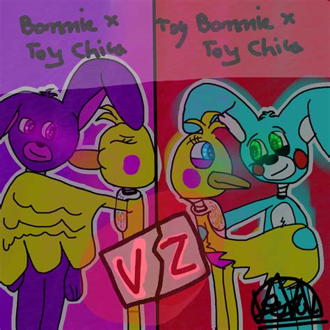 Toy Chica X Bonnie Vz Toy Chica X Toy Bonnie Votac By Verakosyuk On