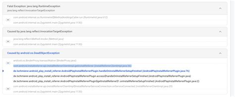 Dead Object Exception · Issue 21 · Lschmiererandroidplayinstall