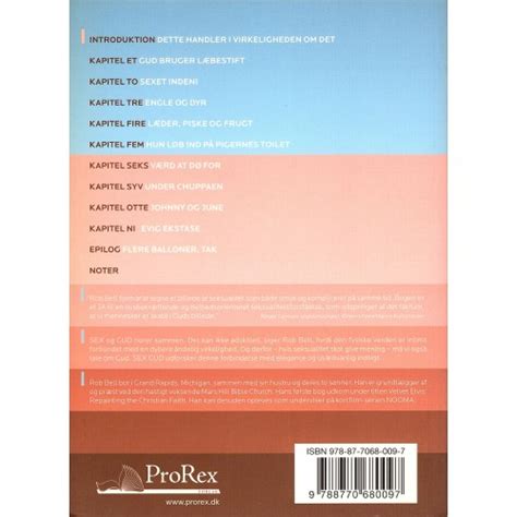 Sex Gud en udforskning af de utallige forbindelser mellem seksualitet og åndelighed ProRex