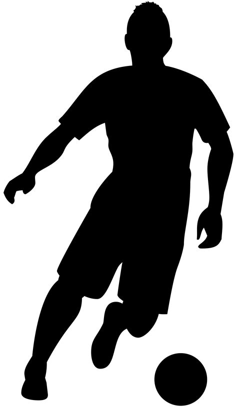 Football Silhouette Clipart