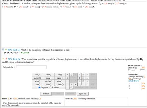 solved 20 problem s a particle undergoes three