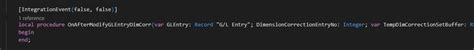 Event Request Codeunit 2581 Dim Correction Run · Issue 12929 · Microsoftalappextensions