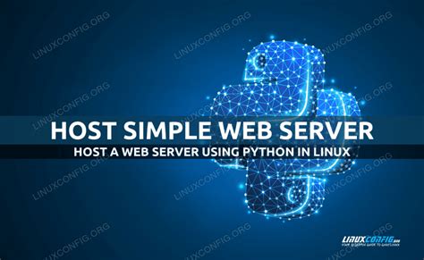 Configure Simple Web Server In Linux Linux Tutorials Learn Linux Configuration