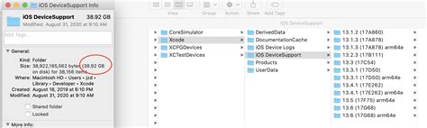 Mac Xcode How To Determine Which Devicesupport Is Useful Ask Different