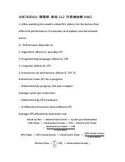 Factors Affecting Computer Performance How Benchmarking Works Course Hero