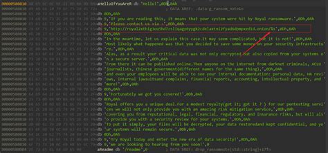Royalrandomeware Analysis Welc0me