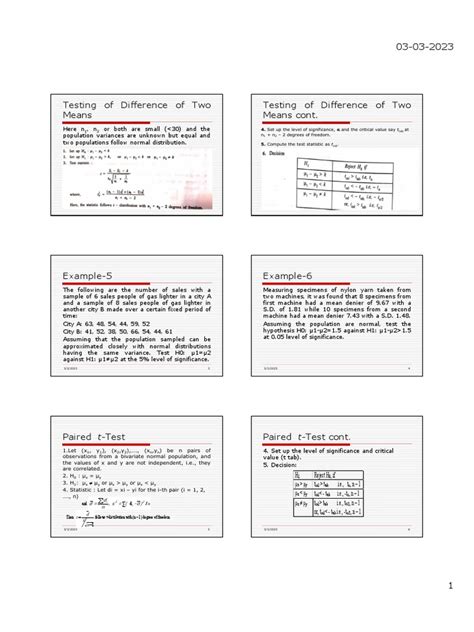 Hypothesis Testing 2 Pdf Chi Squared Test Statistics
