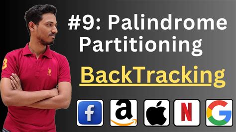 Palindrome Partitioning Backtracking C Leetcode 131 Youtube