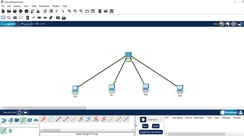 Connecting Multiple Computers Using Hub In Cisco Packet Tracer