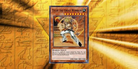 Tyler The Great Warrior Yugioh Card
