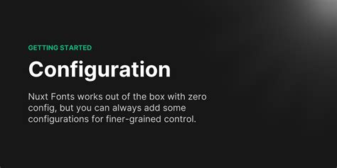 配置 Nuxt 字体 Nuxt 框架