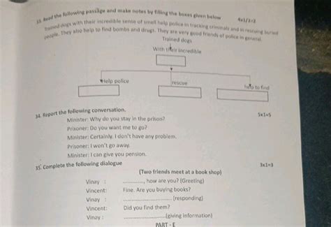 33 Read The Following Passage And Make Notes By Filling The Bokes Given