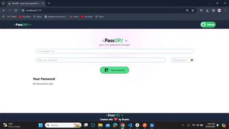 Shashanka Anand Naik On Linkedin Hello Connections I Have Made My Own Password Manager Called