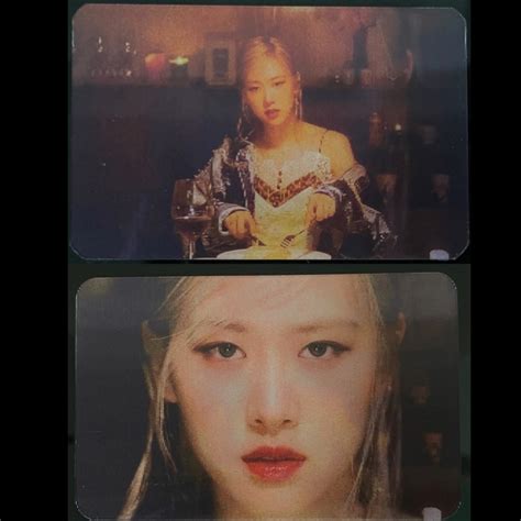 Park Chae Young Rose Rolo Lenti Flash Card Bonus Card One Piece Shopee Philippines