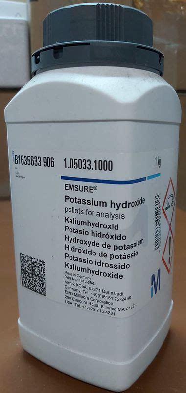 1050331000 Potassium Hydroxide 1 Kg Merck