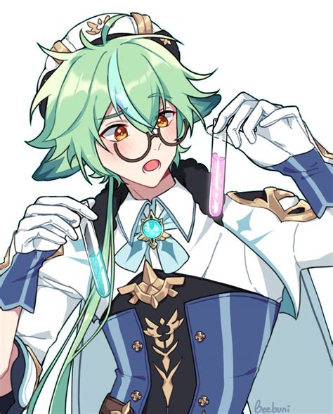 Sucrose Genshin Impact Drawn By Beebunii Danbooru