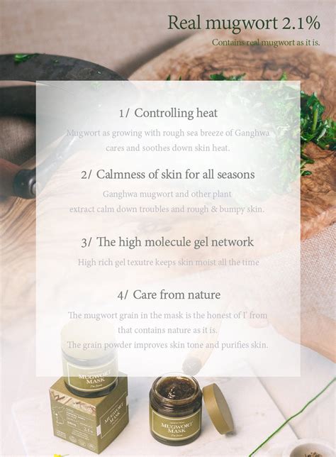 Mugwort Mask 110g Im From K Beauty Lewkin