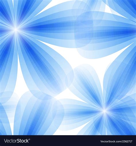 Blue Floral Seamless Background Royalty Free Vector Image