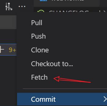 Visual Studio Code How To Do A Git Fetch In Vscode Stack Overflow