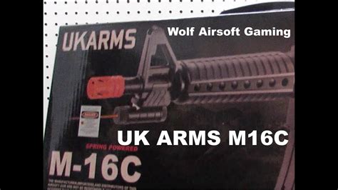 M16c Uk Arms Airsoft Unboxing And Review Youtube