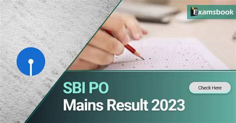 sbi po mains result 2023 check here