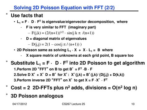 ppt parallel spectral methods fast fourier transform ffts with