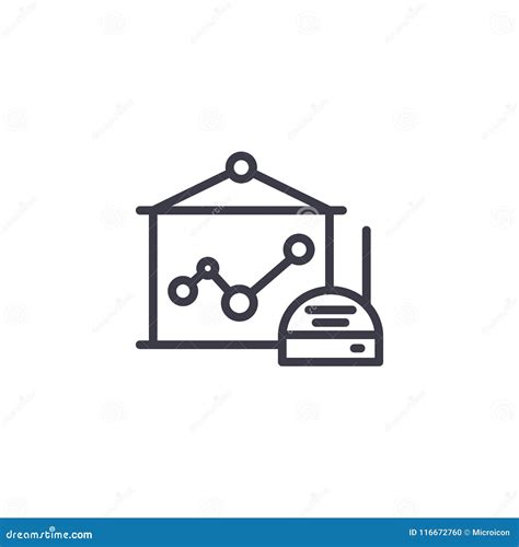 Automatic Control Linear Icon Concept Automatic Control Line Vector