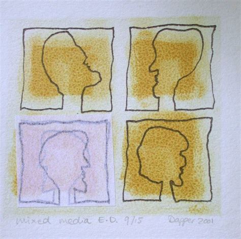 Mono Print By Contemporary Visual Artist Hester Van Dapperen Contemporary Visual Artist Hester