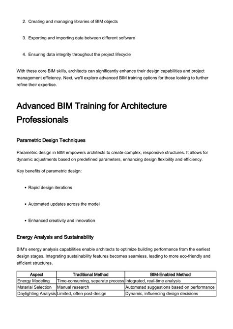 Ppt Bim Architectural Design Modeling Documentation And Visualization