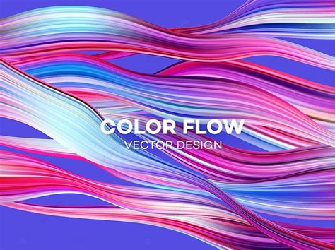 Modern Colorful Flow Poster Background Template Eps10 Spot Background Image For Free Download