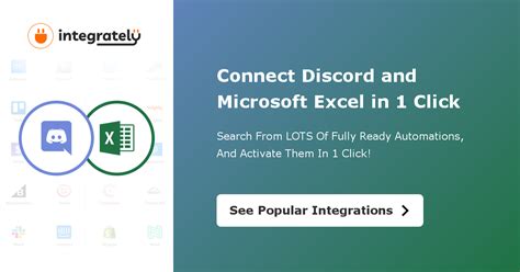 How To Integrate Discord And Microsoft Excel 1 Click ️ Integration