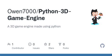 GitHub Owen Python D Game Engine A D Game Engine Made Using Python