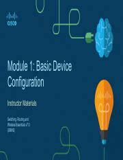 Module Basic Device Configuration Guide Course Hero
