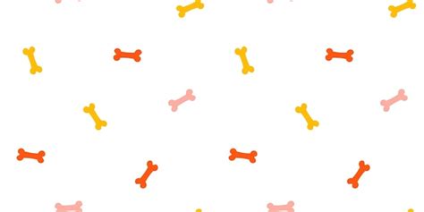 Premium Vector Seamless Pattern With Colorful Bones