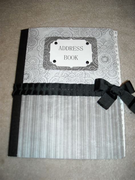 Nik S Naks DIY Address Book